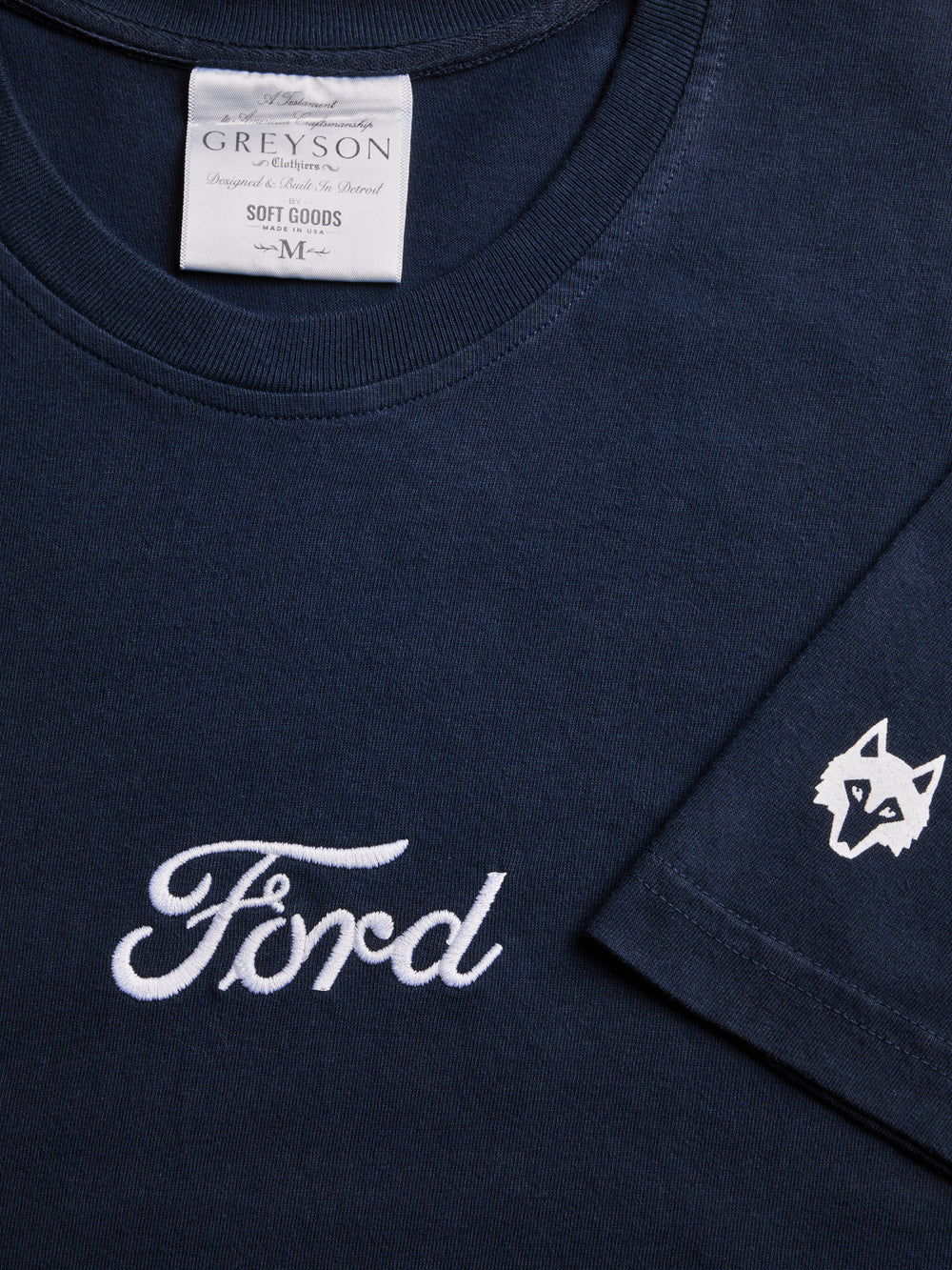Mens Greyson x Ford Heritage Tee - Heavyweight Cotton Logo Tee ...