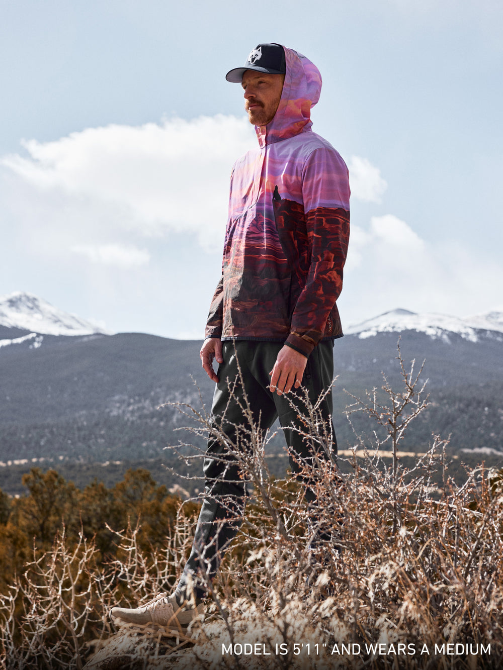 Mens Canyon Stalk Newago Pac Lite Jacket - Printed Packable Lightweight ...