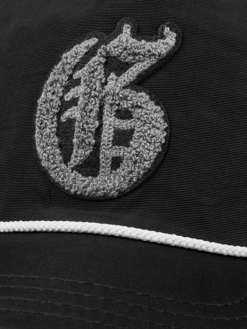 Mens Chenille "G" Rope Hat - Structured Flat Brim Snapback Cap with ...