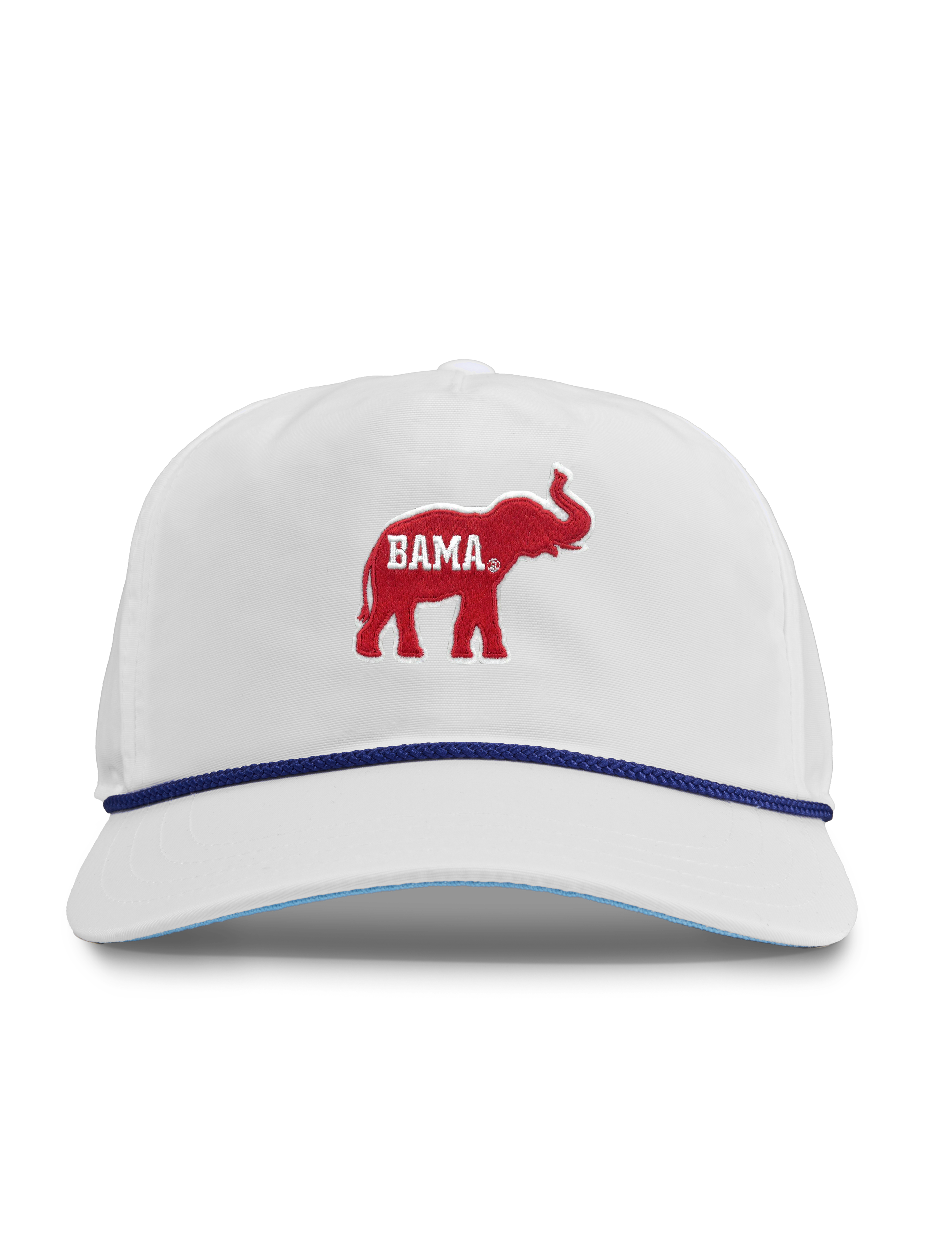 Mens BAMA Rope Hat - Structured Flat Brim Cap with Logo | Greyson Clothiers