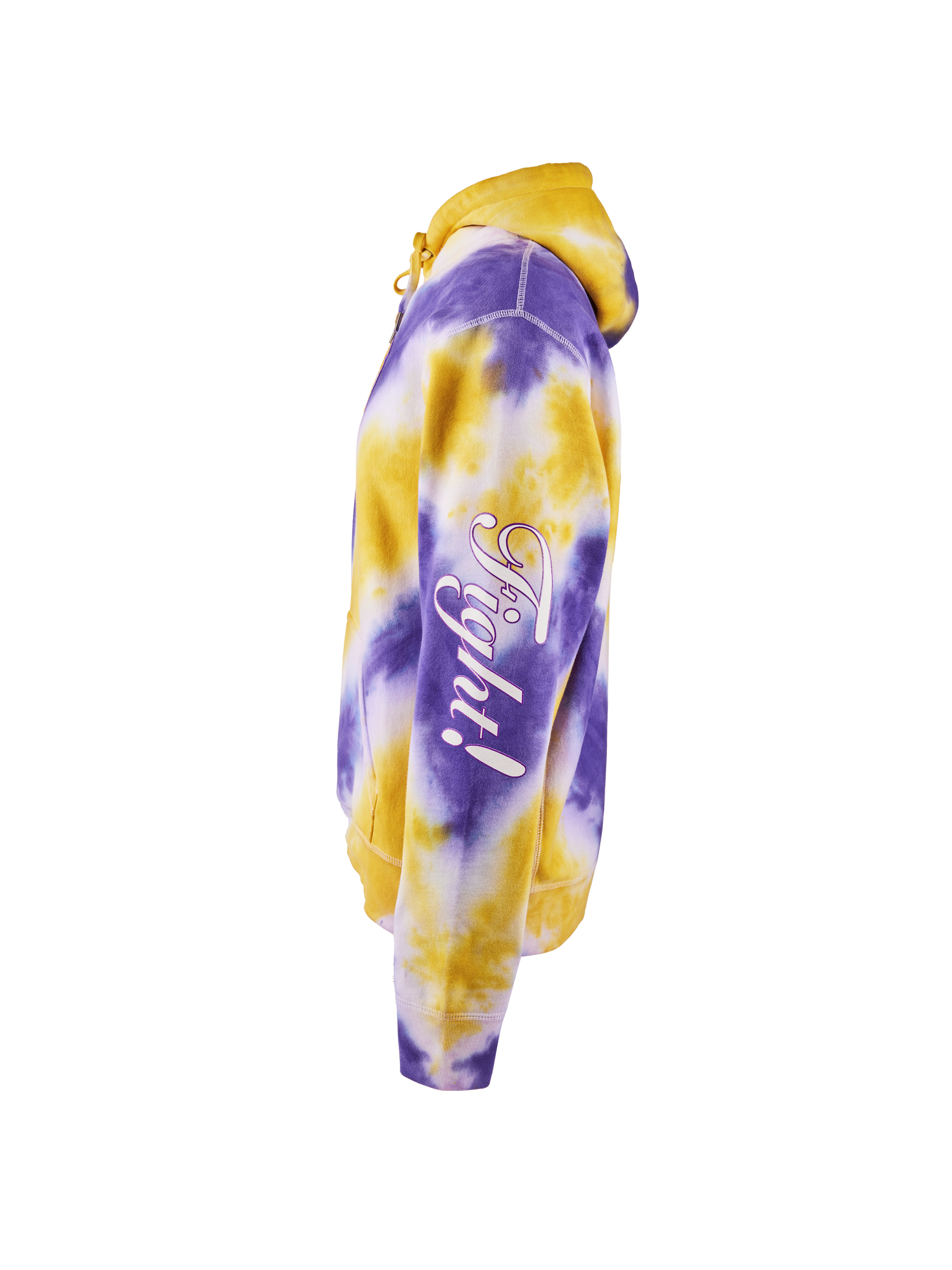 Mens LSU Tie Dye Hoodie - Heavyweight Stretch Fleece Hoodie with Logo ...
