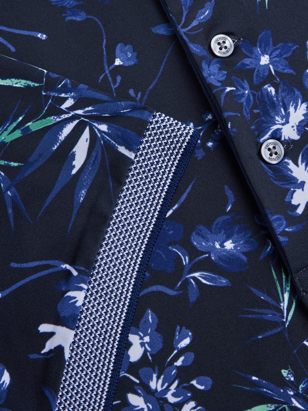 Dark Floral Polo – Greyson Clothiers