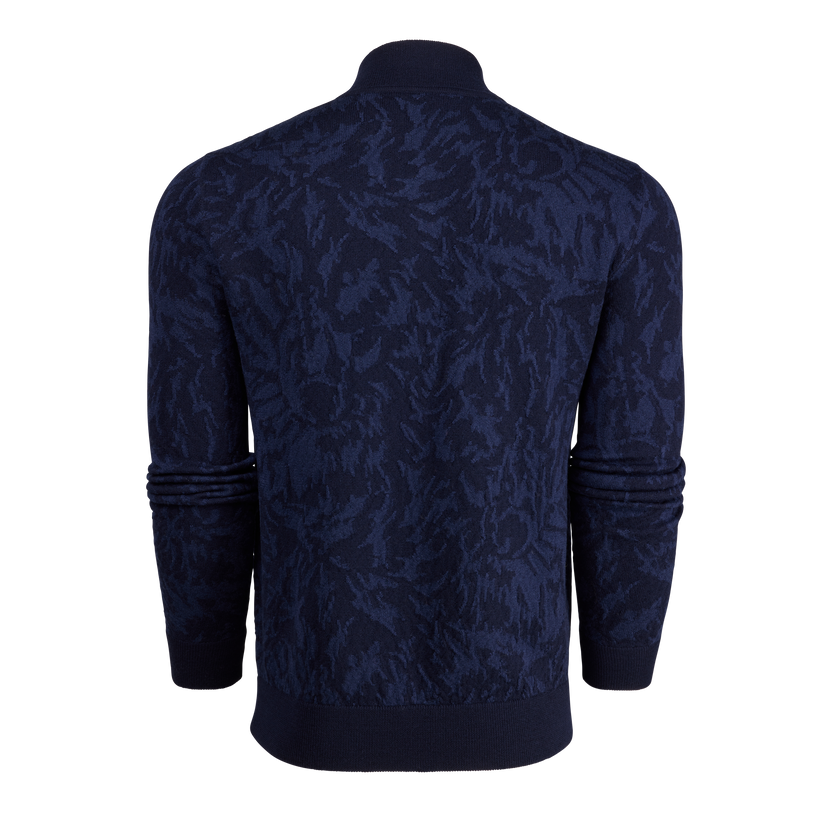 Mens Midas Wolf Sagaponack Full-Zip Sweater - Lightweight Merino Wool ...